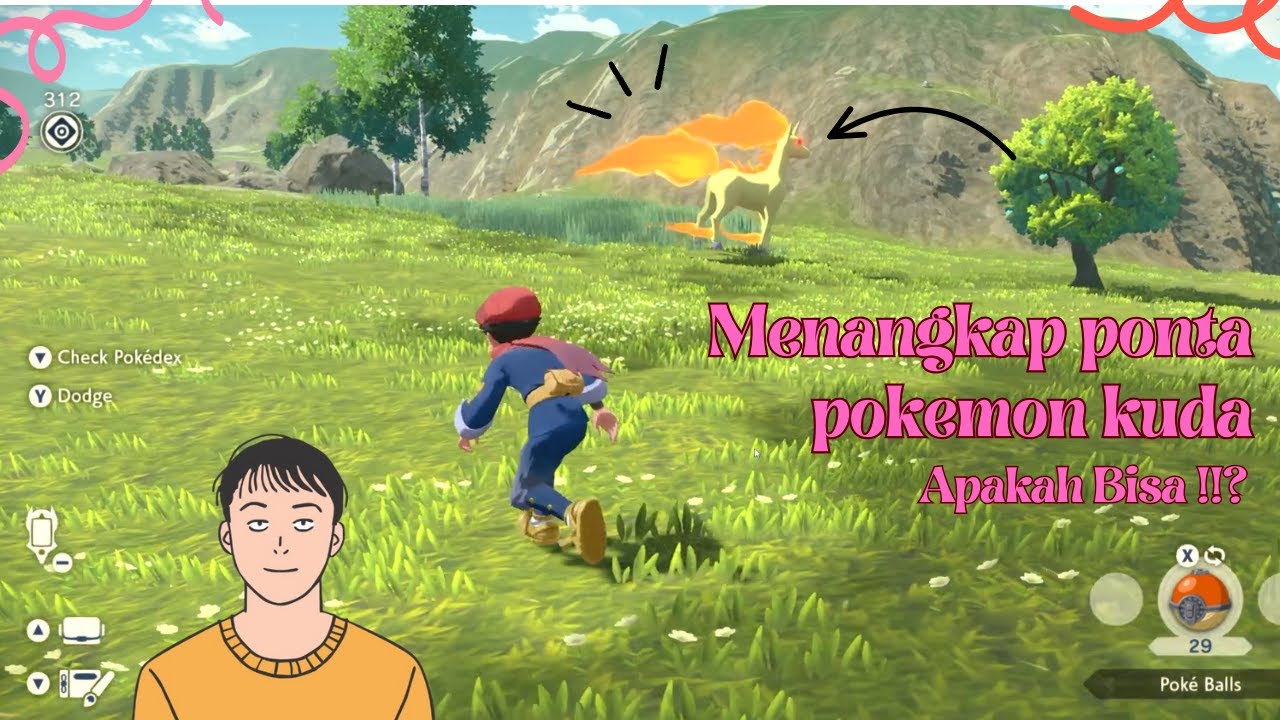 BERBURU POKEMON PONYTA KUDA API PART2 POKEMON LEGENDS ARCEUS - YouTube