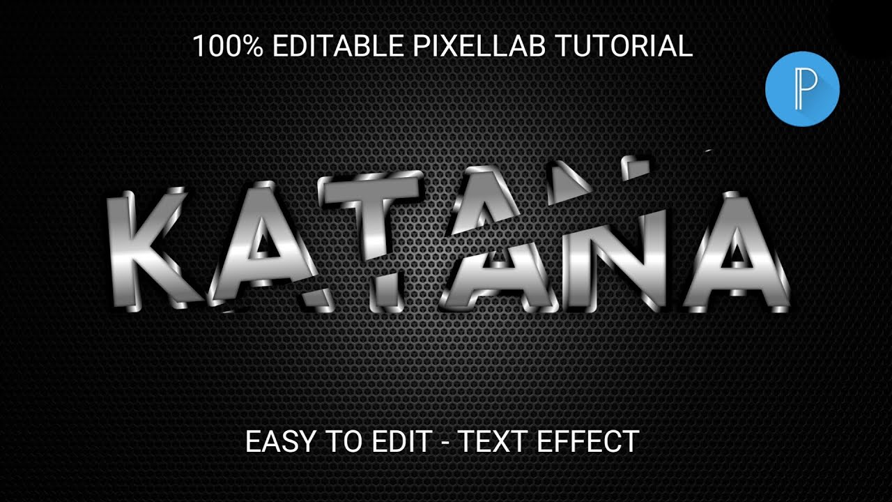Katana Text Effect pixellab | text efffect pixellab | pixellab 3d text ...