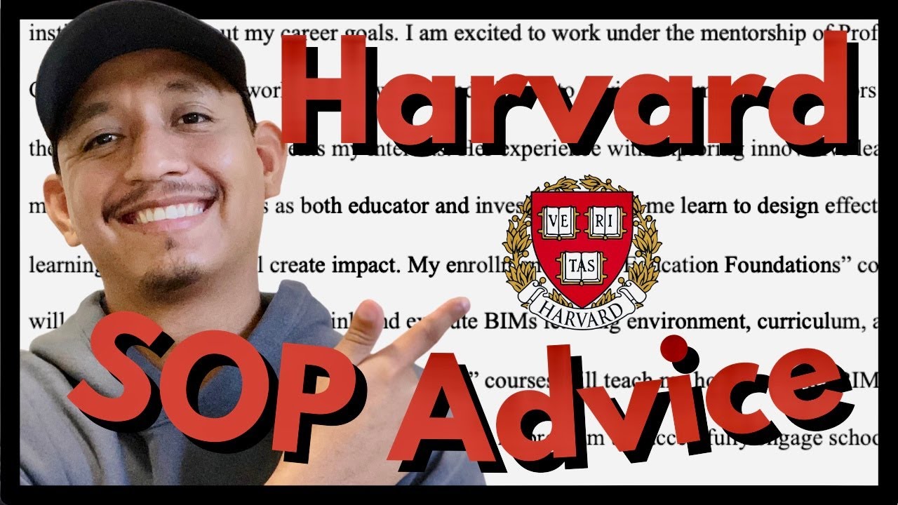 STATEMENT OF PURPOSE TIPS FOR GETTING INTO THE HARVARD GRADUATE SCHOOL ...