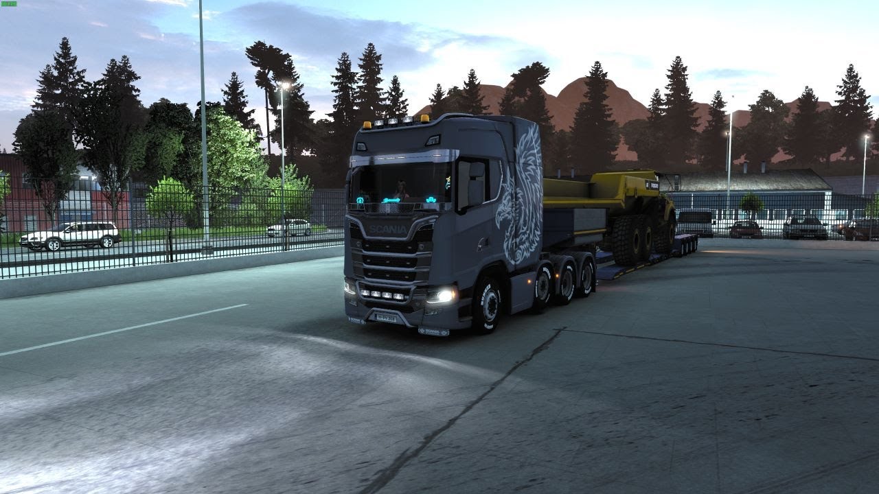 ETS2: Cruising in Norway from Bergen to Oslo transporting a Volvo ...