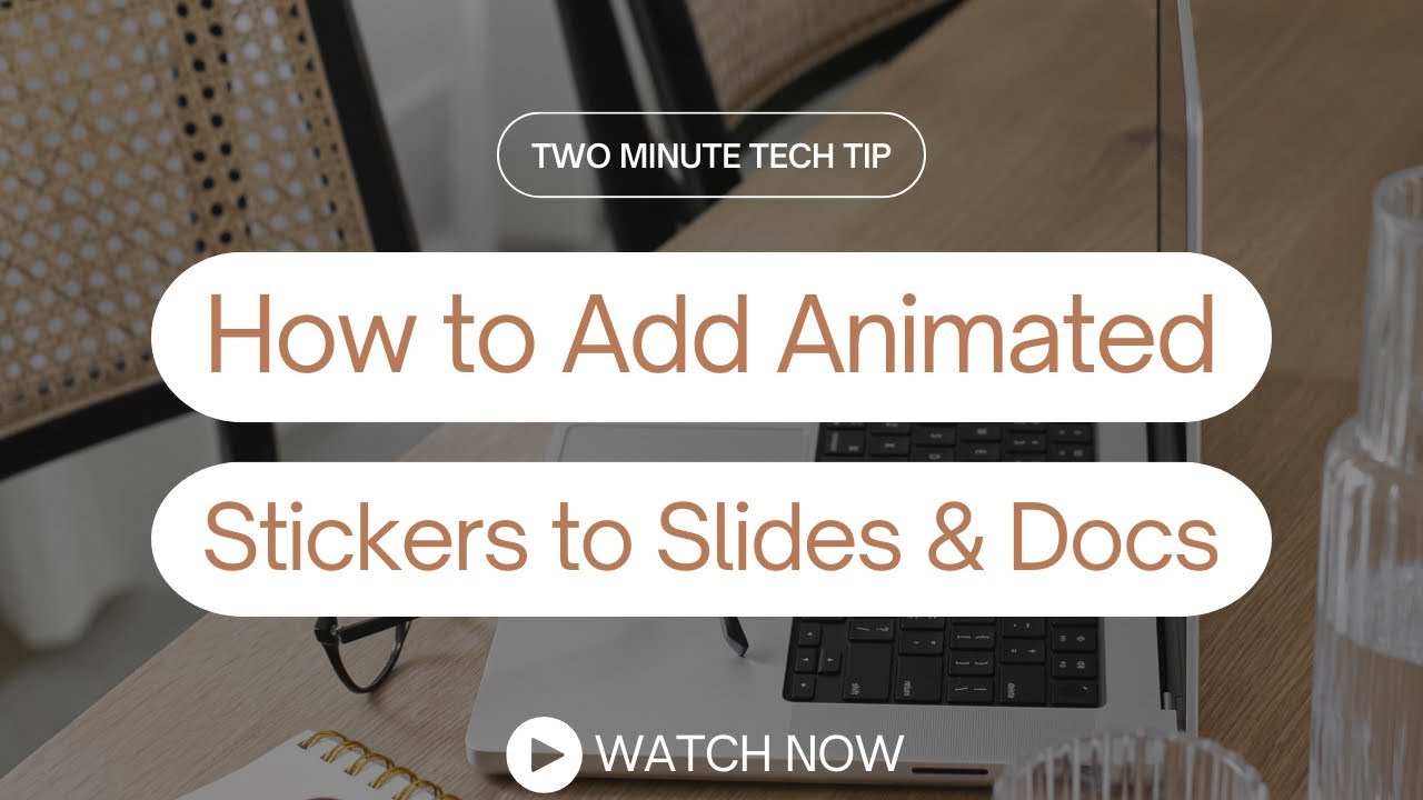 How to Add Animated Stickers to Google Slides & Docs - YouTube