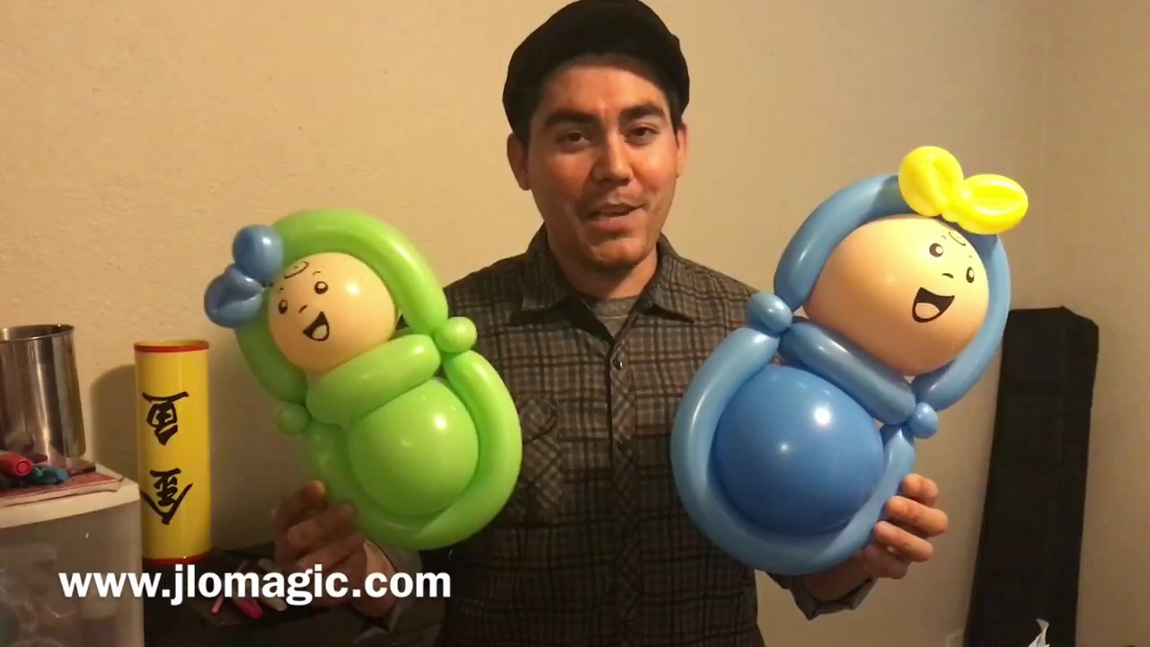 Balloon baby - tutorial - YouTube