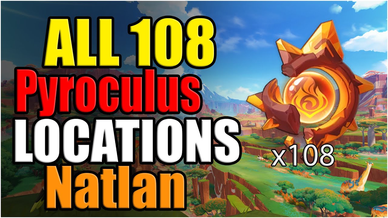 All 108 Pyrooculus Locations | Genshin Impact - YouTube