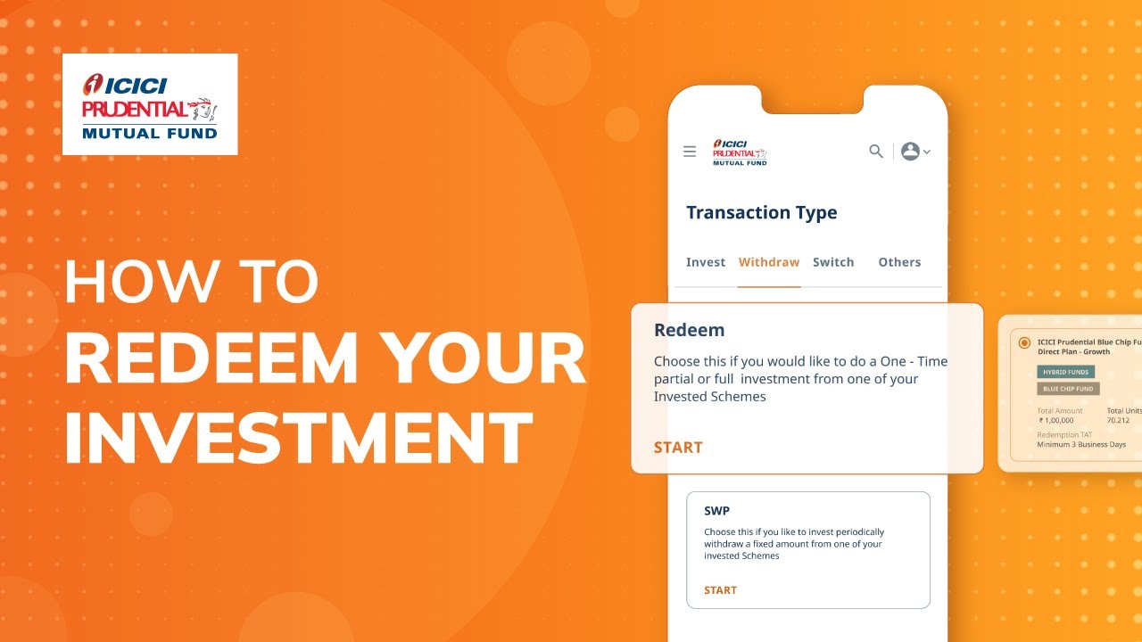 How to Redeem Investment on IPru MF Website | ICICI Prudential Mutual ...