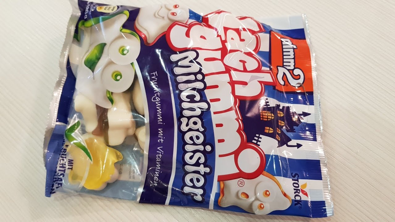 Nimm2 Lach Gummi Milchgeister Fruchtgummi Unboxing - YouTube