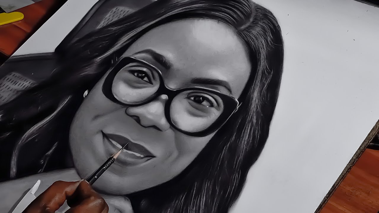 Creating a Beautiful Pencil Portrait - YouTube