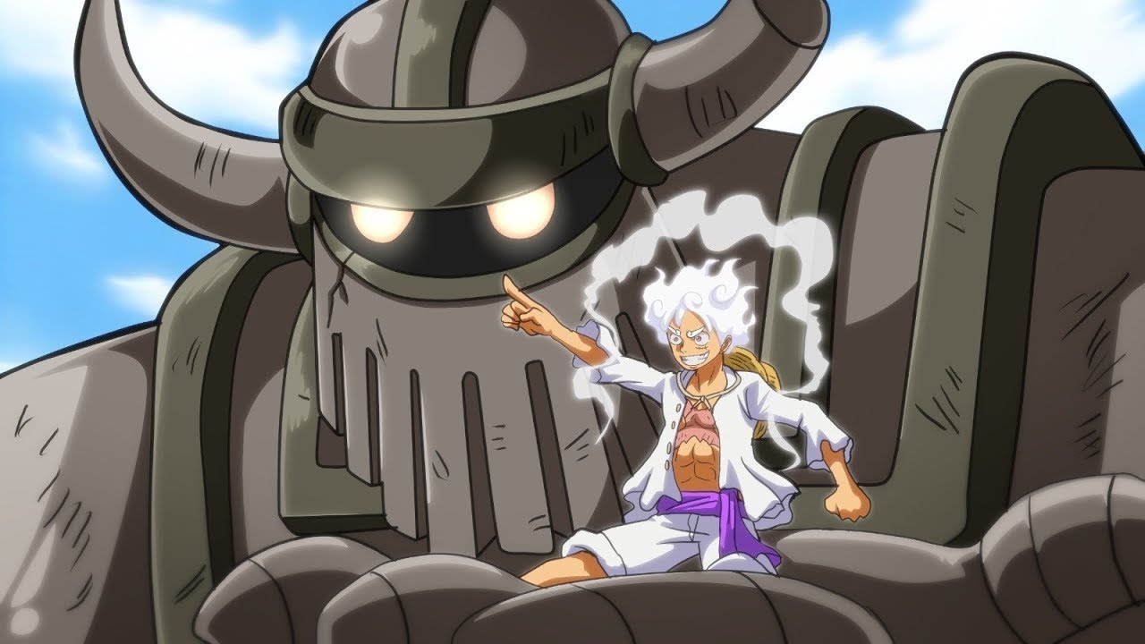 Luffy desperta Robô Ancestral para lutar contra os Goroseis em One Piece 1112 - YouTube