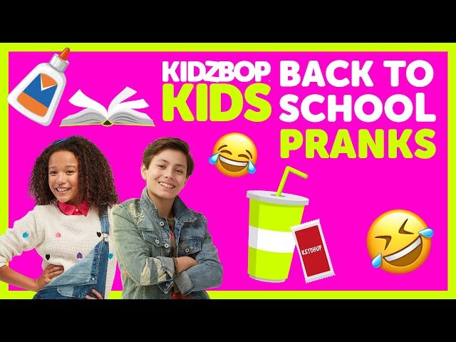 Back To School Pranks with Ahnya & Shane from The KIDZ BOP Kids ...