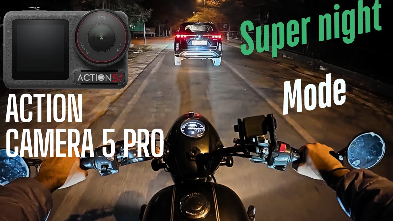 DJI Action Camera 5 Pro Super Night Mode Performance | Best Night ...