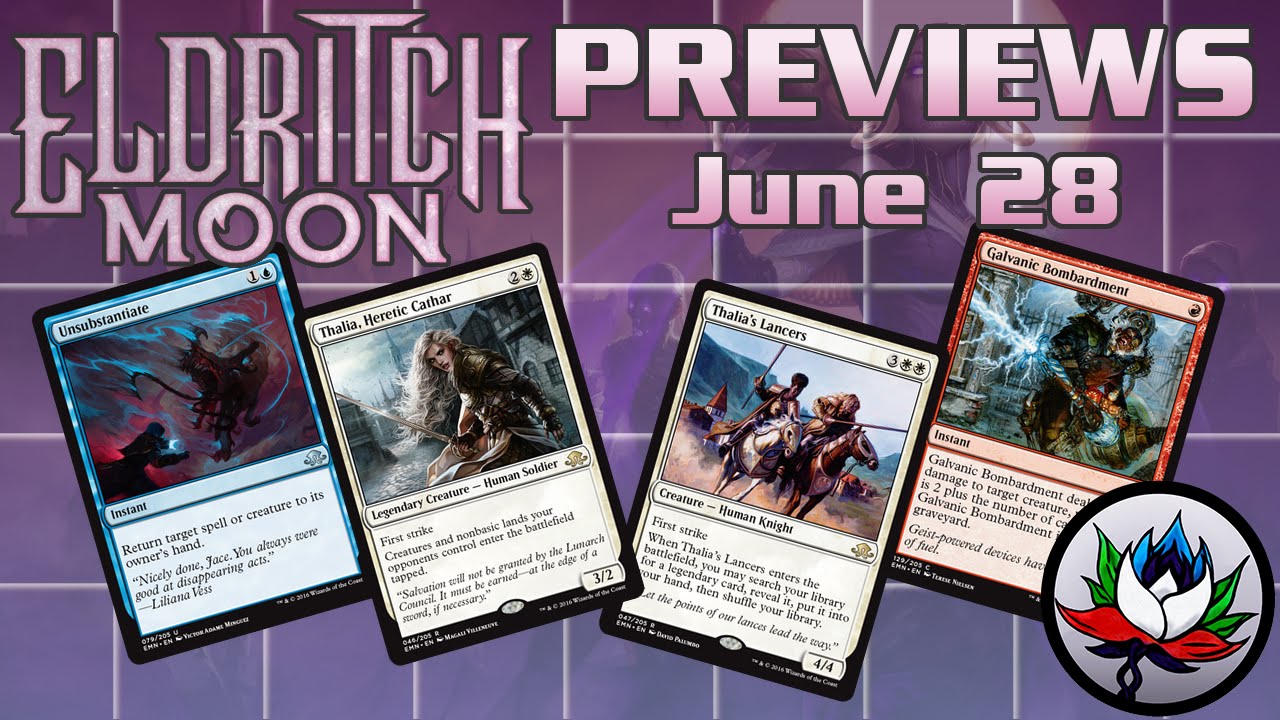 Eldritch Moon Spoilers: Thalia, Heretic Cathar, Unsubstantiate, Final ...