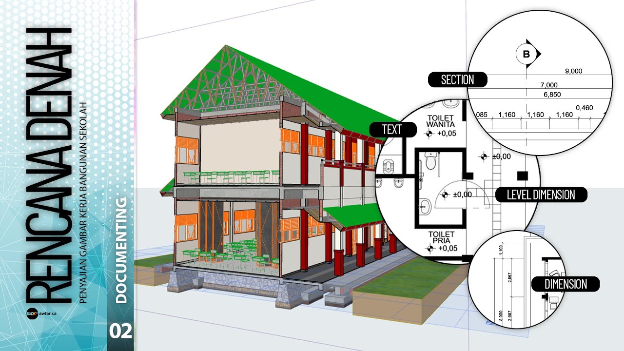 ArchiCAD 26: Documenting 2. Engineering Drawing (Floor Plan) [Desain ...