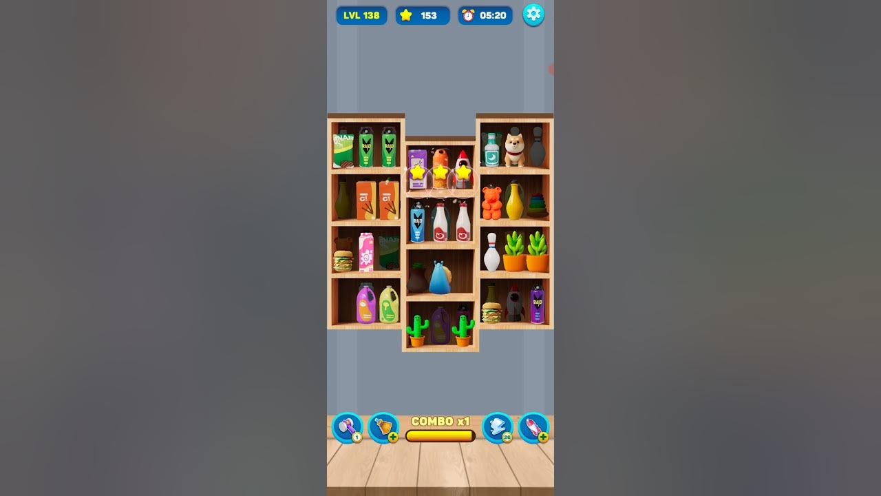 Stuff Sort - Sorting Master Level 138 Gameplay Walkthrough Android IOS - YouTube