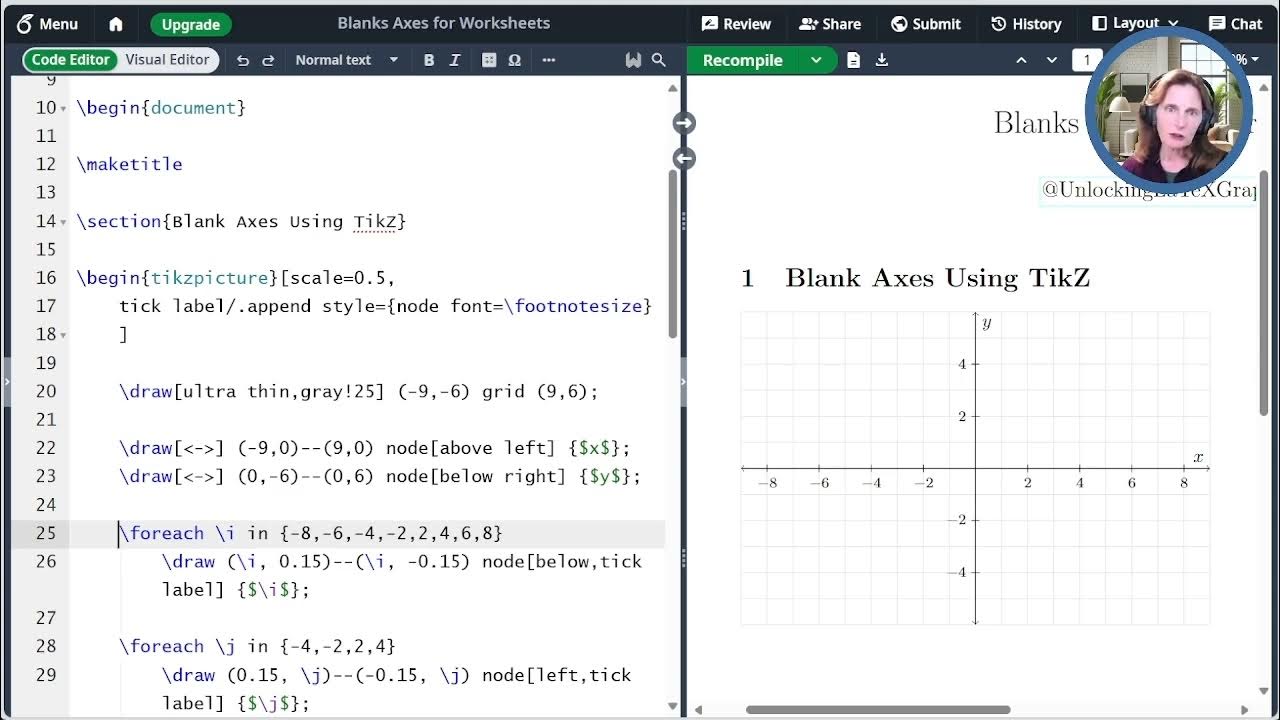 Creating Blank Axes with TikZ and PGFPLOTS | Unlocking LaTeX Graphics - YouTube