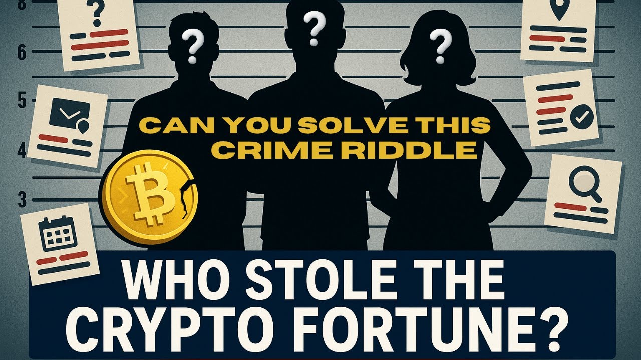 Whodunnit Riddle: CAN YOU SOLVE the Missing Crypto Fortune? (3 Suspects ...