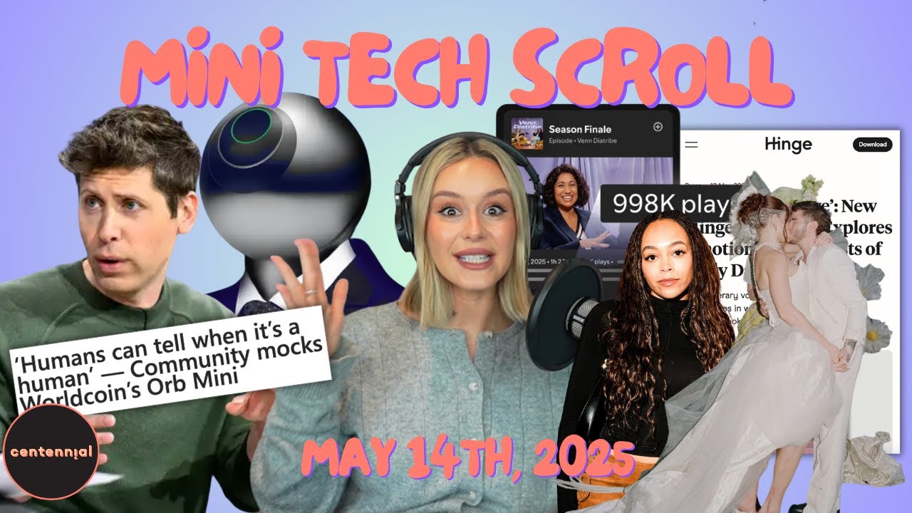Sam Altman Orb Mini mockery, Spotify podcast 'plays' + Hinge launches ...