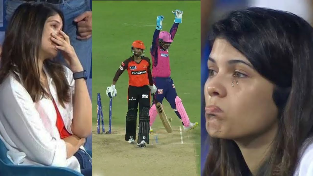 Kavya Maran crying when Sunrisers Hyderabad lost 1st match by 72 runs ...