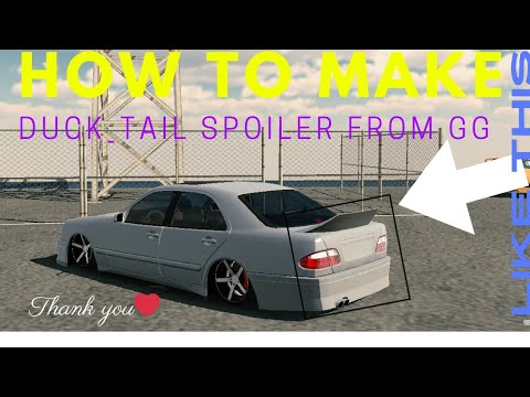 How to Make Duck Tail spoiler In car from game guardian ||| Road to 70 ...