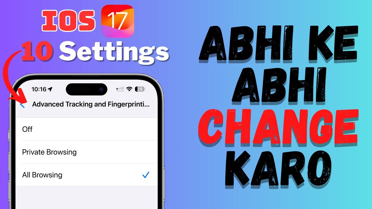 iOS 17: Change these Settings Now - YouTube