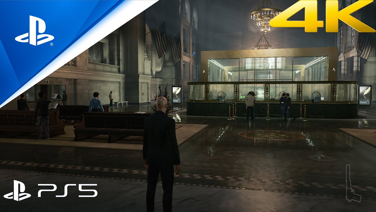 HITMAN 3 - New York (The Bank Heist) - Cinematic Gameplay [4K 60FPS ...