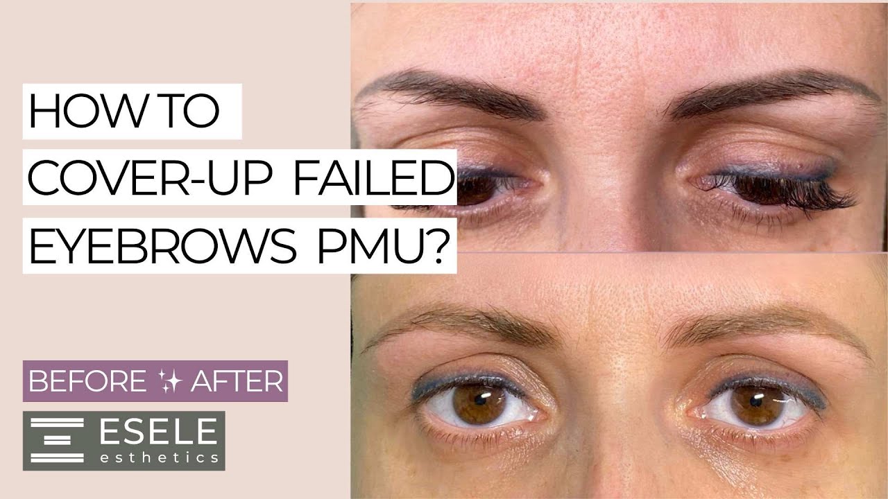 COVERING UP A PERMANENT MAKEUP IS THE MOST DIFFICULT PROCESS - YouTube