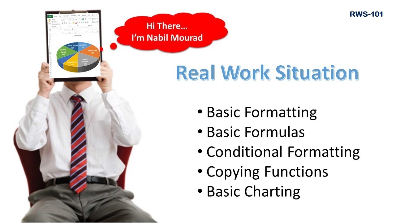 Excel Real Work Situation - RWS-101 - YouTube
