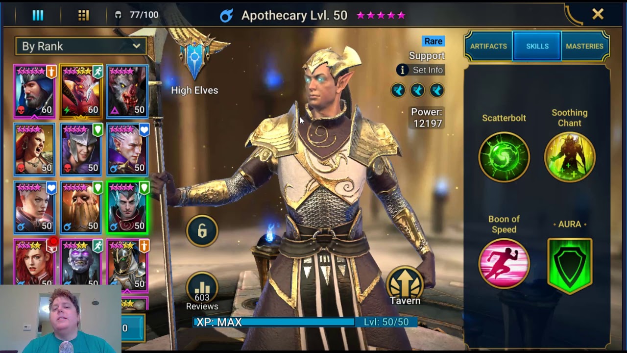 Raid: Shadow Lengends Champion Spotlight - Apothecary - YouTube