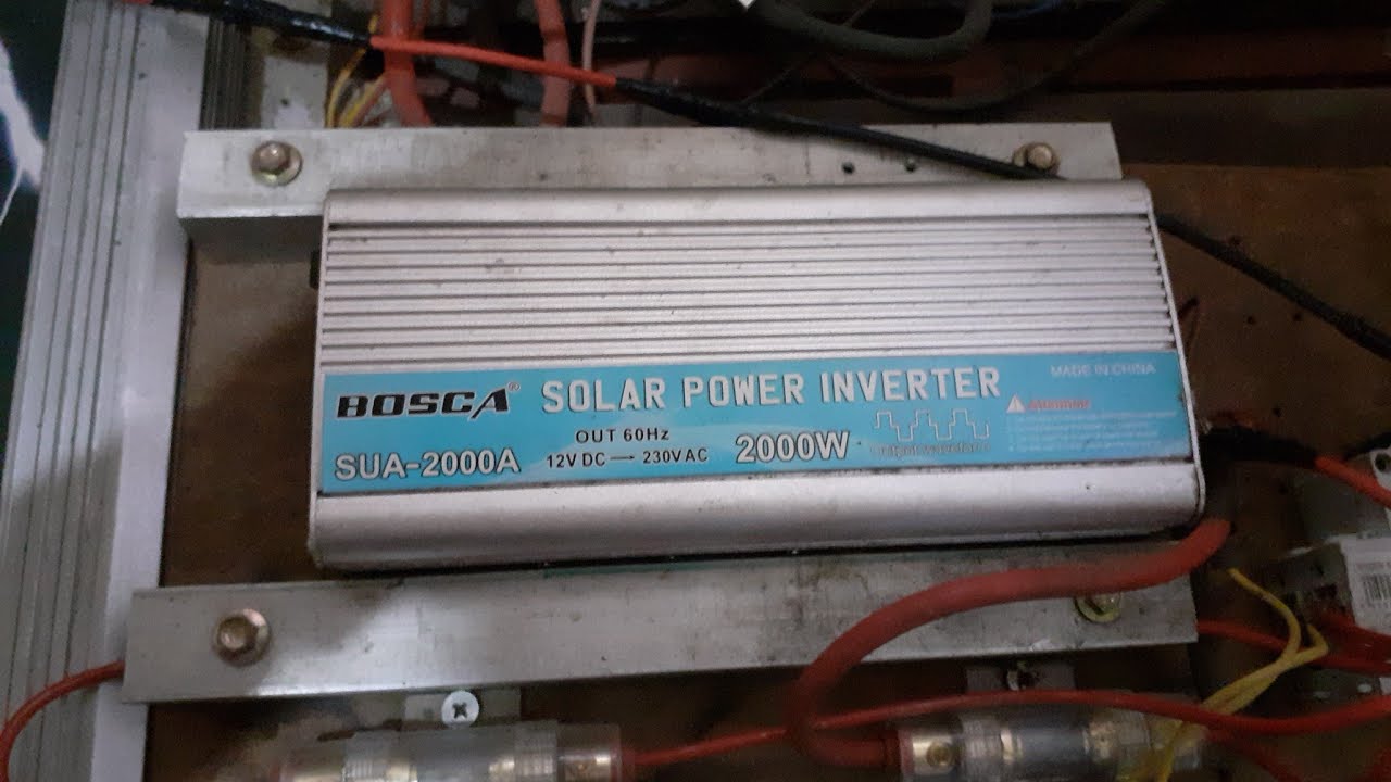 solar power inverter bosca 2000w - YouTube
