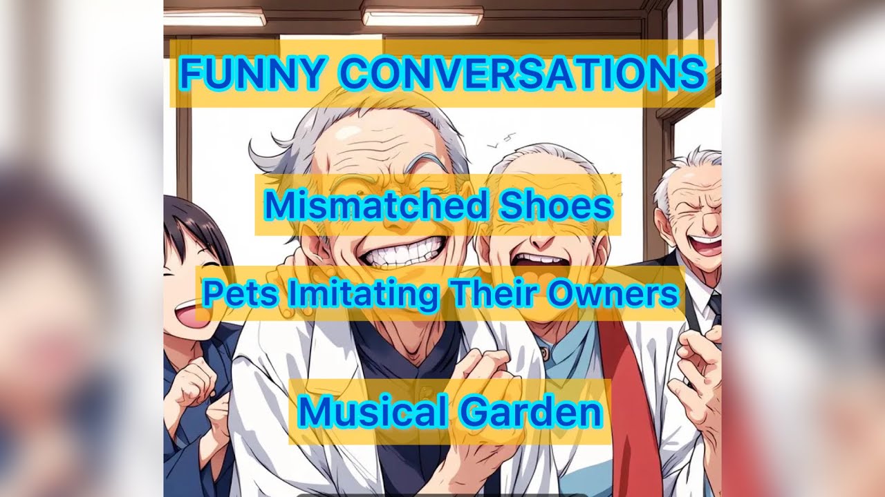 ANIMATION, FUNNY CONVERSATIONS, mismatched Shoes, PRACTICE ENGLISH ...