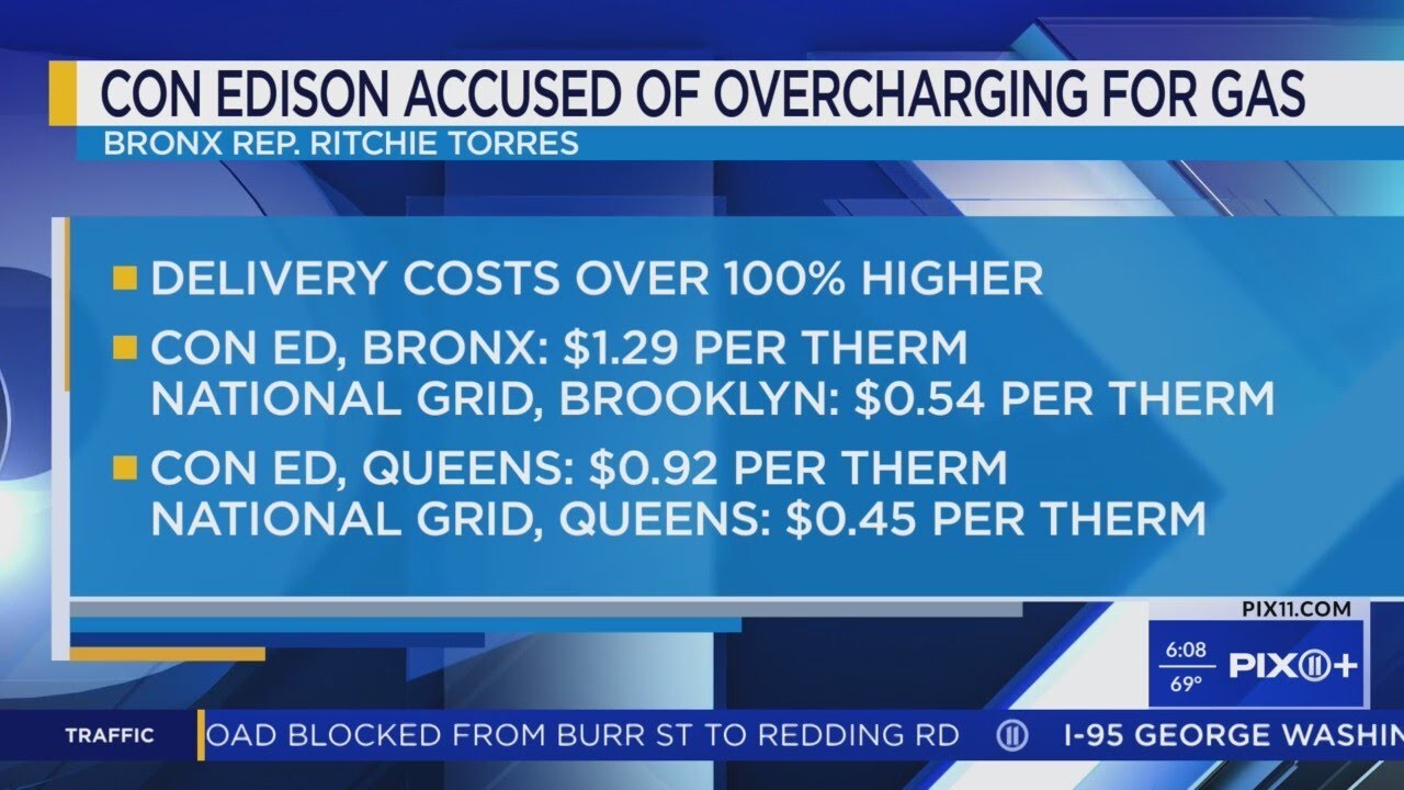 Con Edison overcharging for gas in NYC: Rep. Torres - YouTube