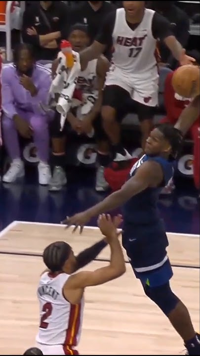 Anthony Edwards Threw Down the NASTIEST Dunk Against Gabe Vincent But it Didn't Count 😬 #dunks ...