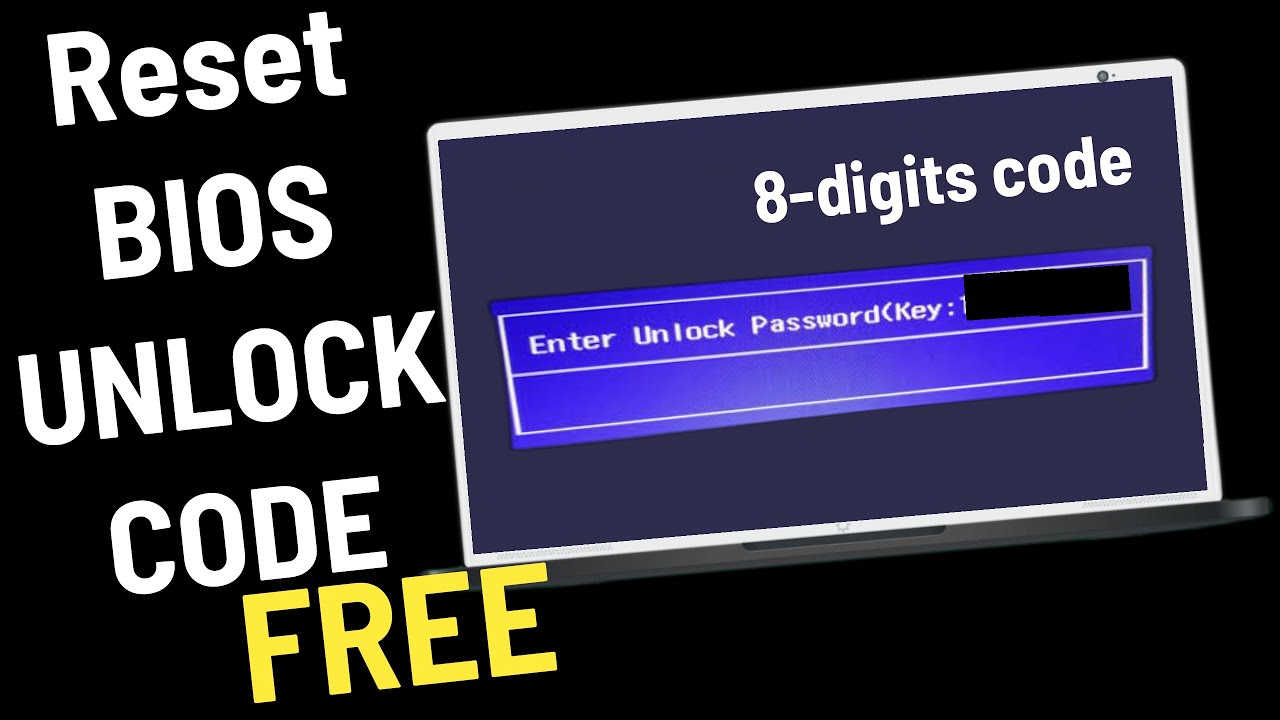 Enter password to unlock (BIOS) - YouTube