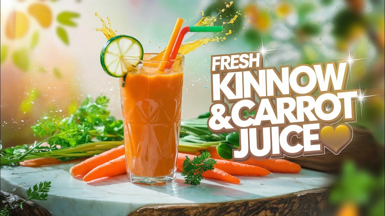 How to Make Kinnow & Carrot Juice | Fresh & Healthy Drink Recipe ...