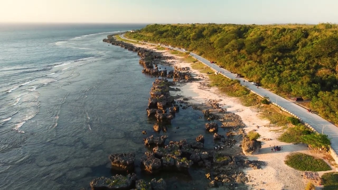 Pangil Coral Rock Formation, Currimao, Ilocos Norte | PH - 4K Aerial ...