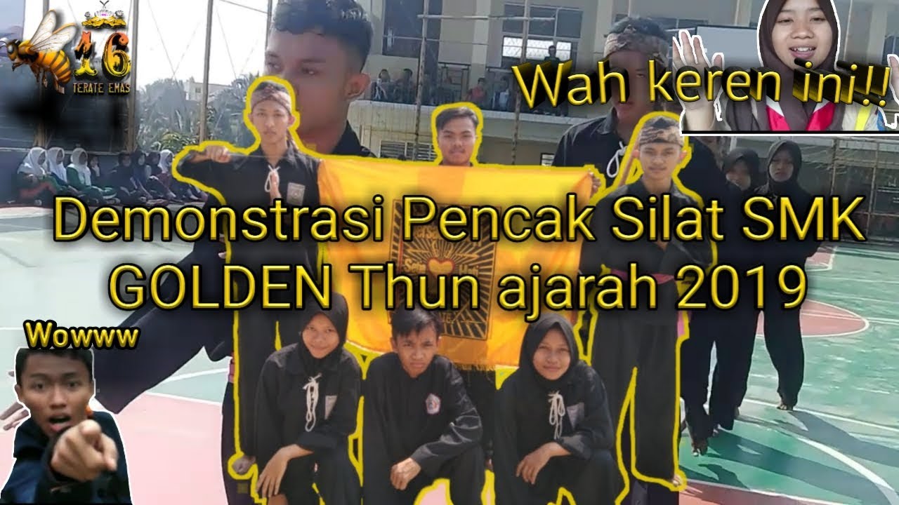Demonstrasi Silat SMK GOLDEN Rancabungur. Keren!! Berhasil Membuat ...
