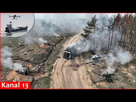 Ukrainian drones crush Russian positions on Tendra Spit and Dnipro shoreline