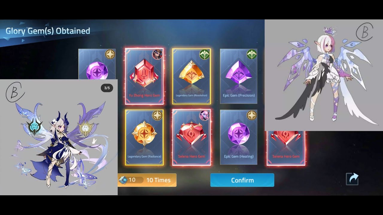 Spin 240 Glory Box Legend Epic Skin Lunox MLA Mobile Legends: Adventure ...