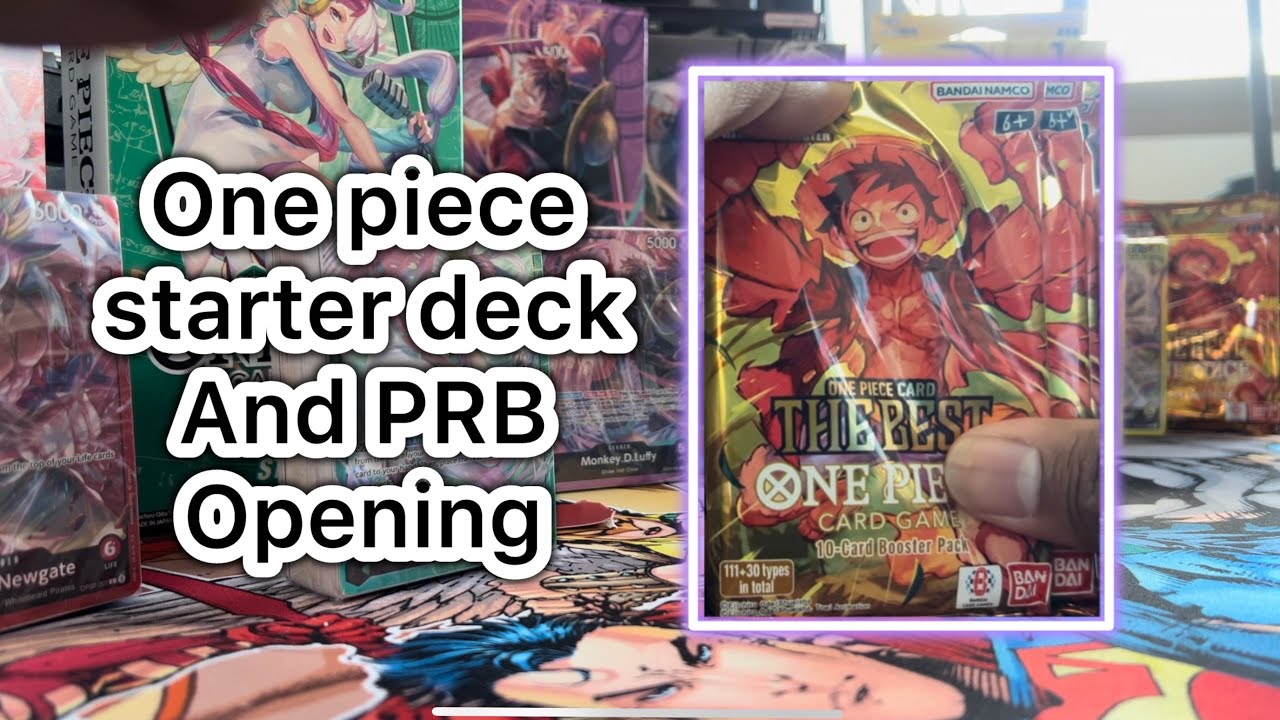 One Piece Starter Deck & PRB Pack Opening: The Best Cards for Beginners ...