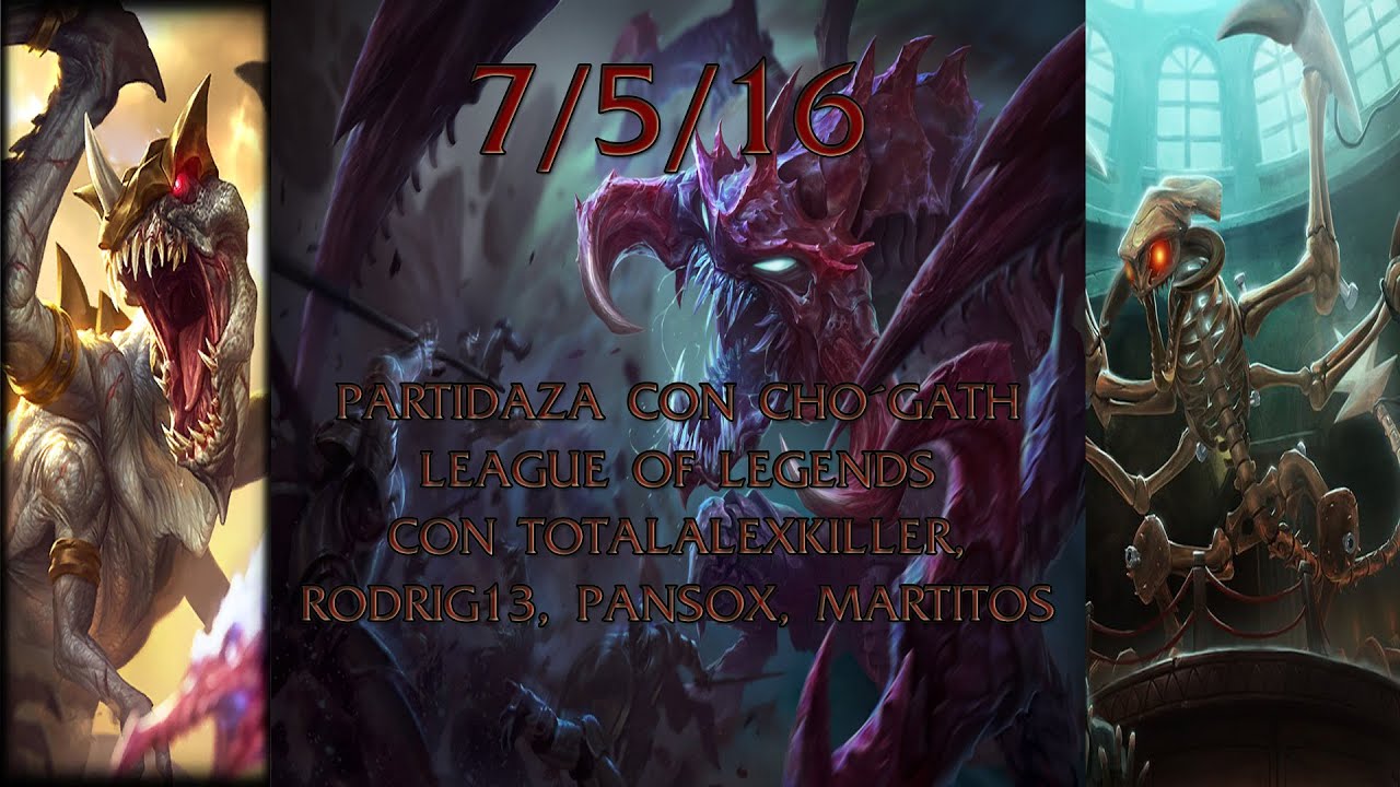 PARTIDA GRACIOSA DE LEAGUE OF LEGENDS/ CON PANSOX, RODRIG13 ...