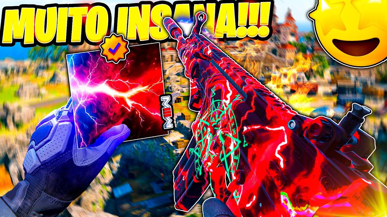 PEGUEI A *NOVA* CAMO MAIS ☢️INSANA☢️ DO WARZONE (ANIMADA 🔥🔥🔥) - YouTube