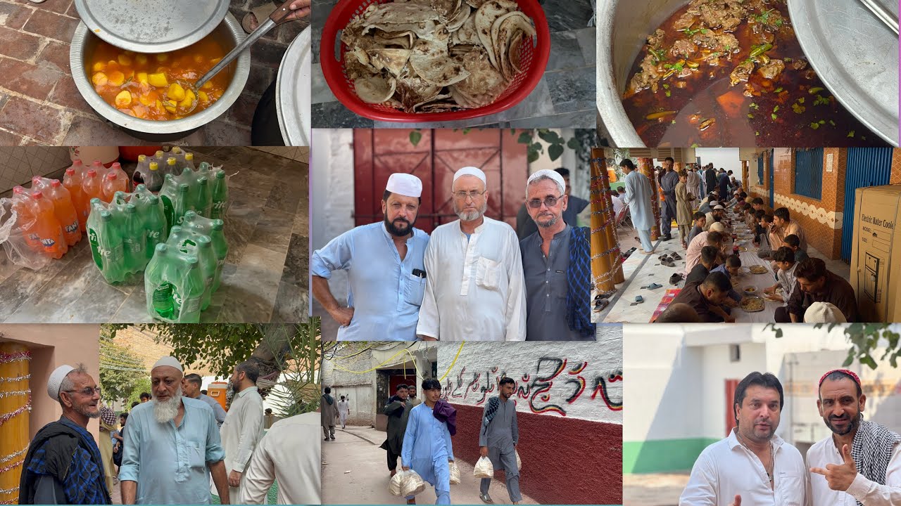 Aftab Hussain son and Akhtar Hussain grandson Aqeeqah program Mohalla ...