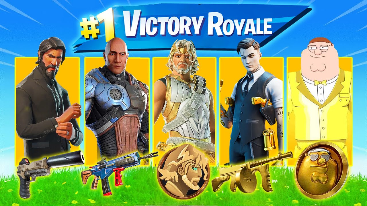 The *RANDOM* Chapter Boss Challenge in Fortnite! - YouTube