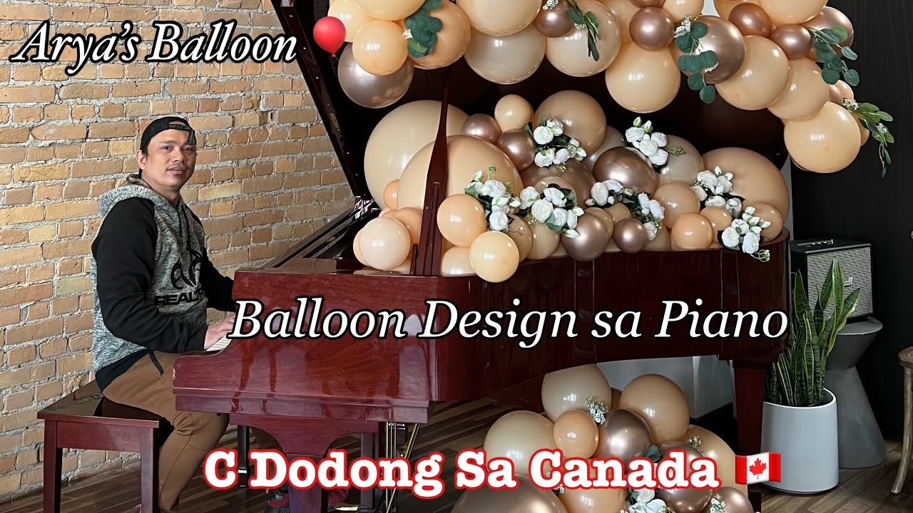 Balloon Design Sa Piano | @cindaysacanada2875 | #balloondecoration ...