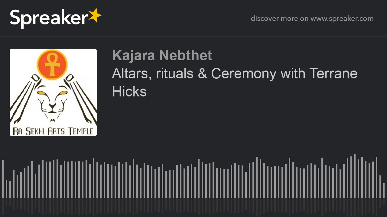 Altars, rituals & Ceremony with Terrane Hicks - YouTube