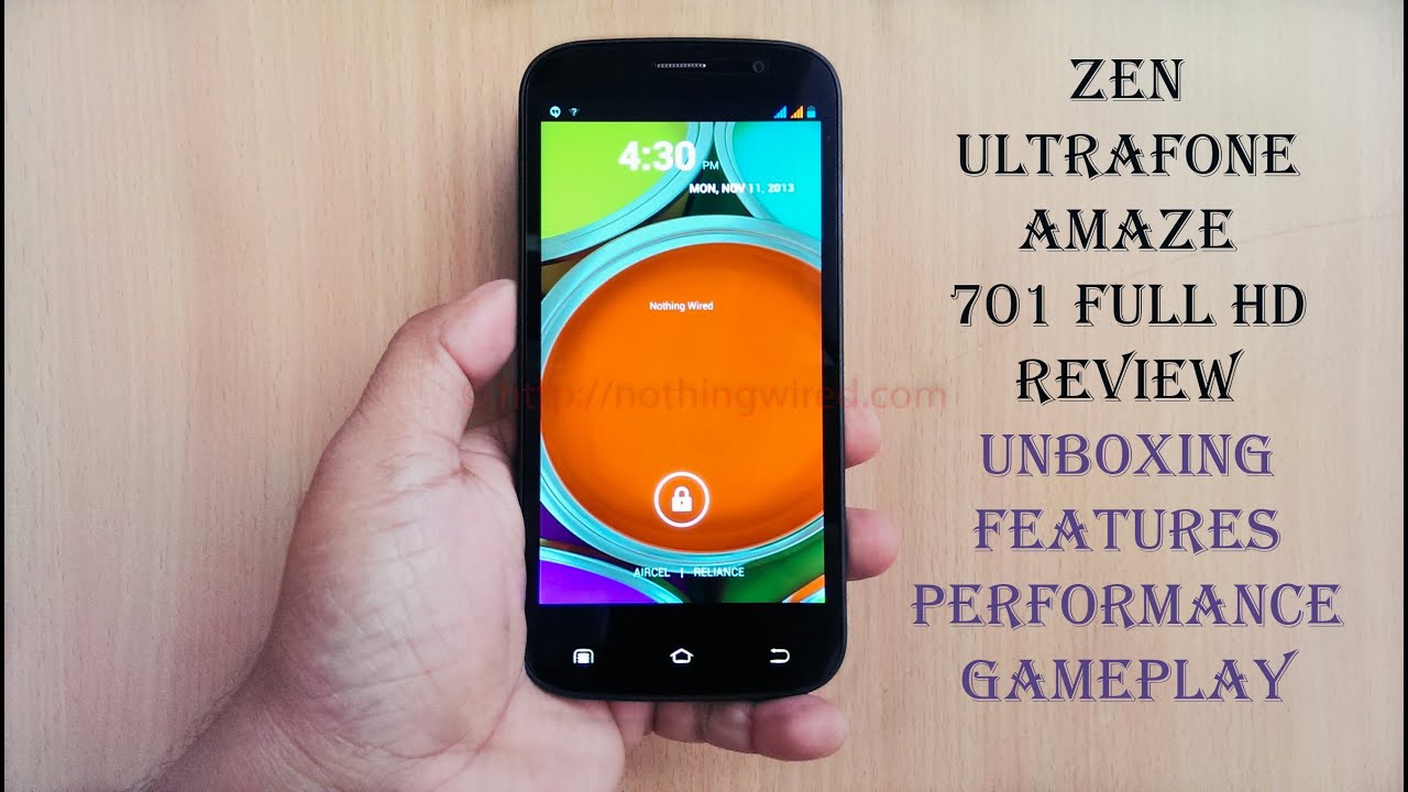 Zen Ultrafone Amaze 701 Full HD Review: Complete Hands-on Unboxing ...