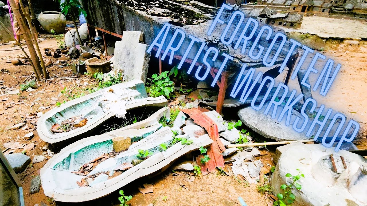 Forgotten Workshop of Artist Dy Proeung at Roluos Village Cambodia ...