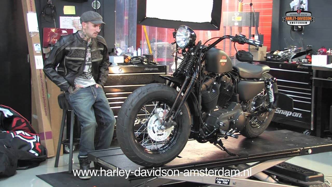 The making of Ben saunders and Harley Davidson Amsterdam - YouTube