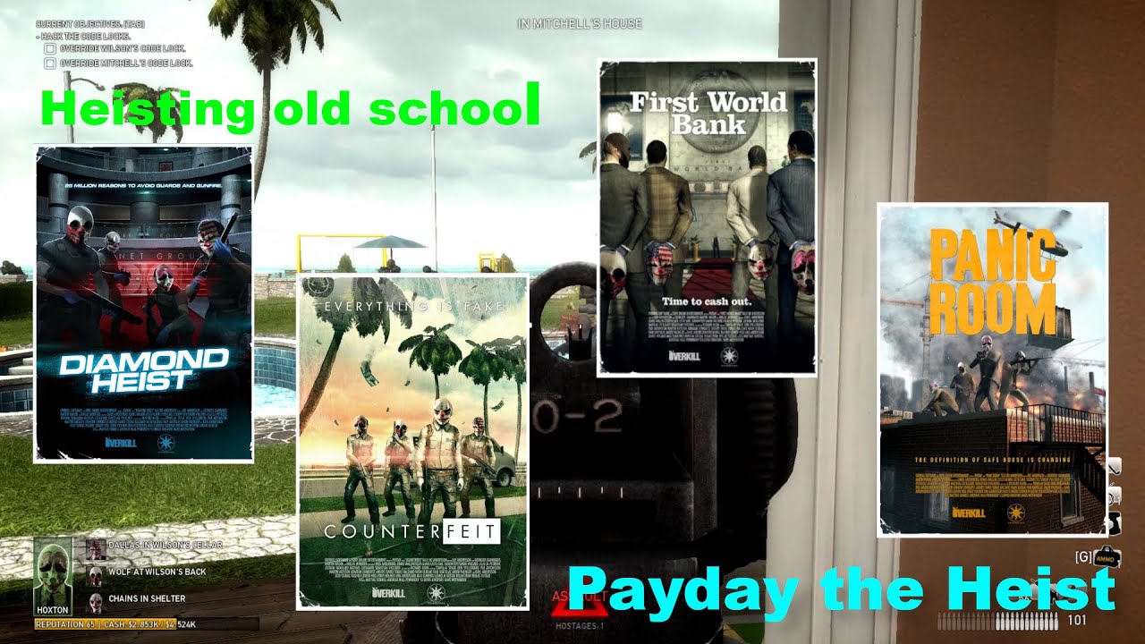 Payday the Heist - Going back to old school Heisting - YouTube