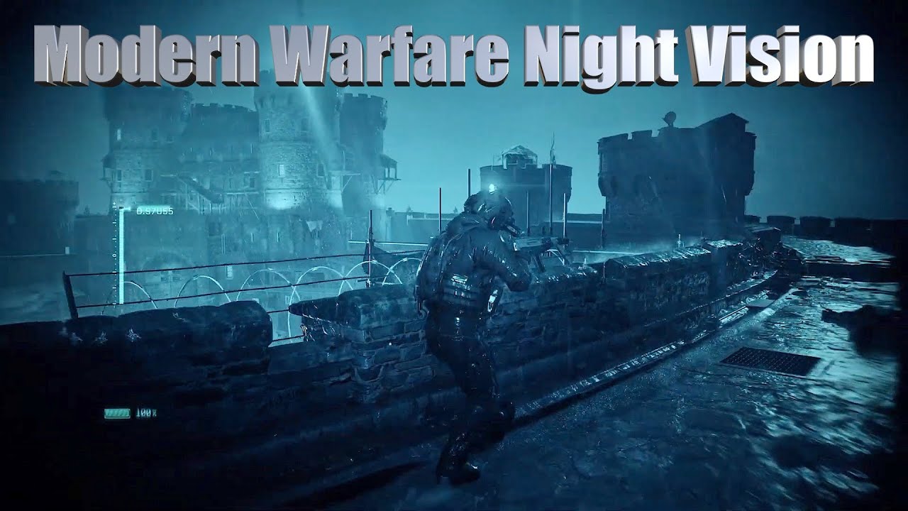 Call Of Duty Modern Warfare Night Vision Gameplay/Scenes - YouTube