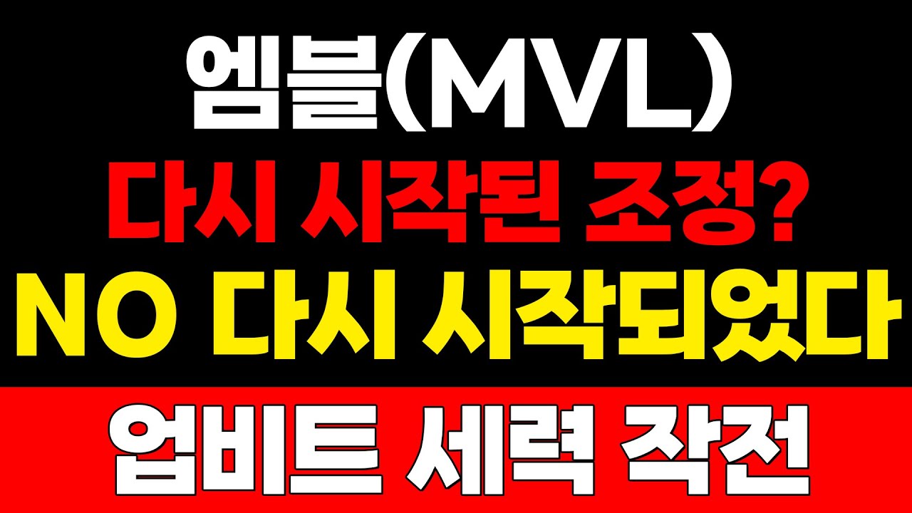 엠블 전망 비트코인 조정으로 메이저 코인 약세 이럴 때 급등하는 업비트 작전 코인들이 있습니다 엠블목표가 비트코인