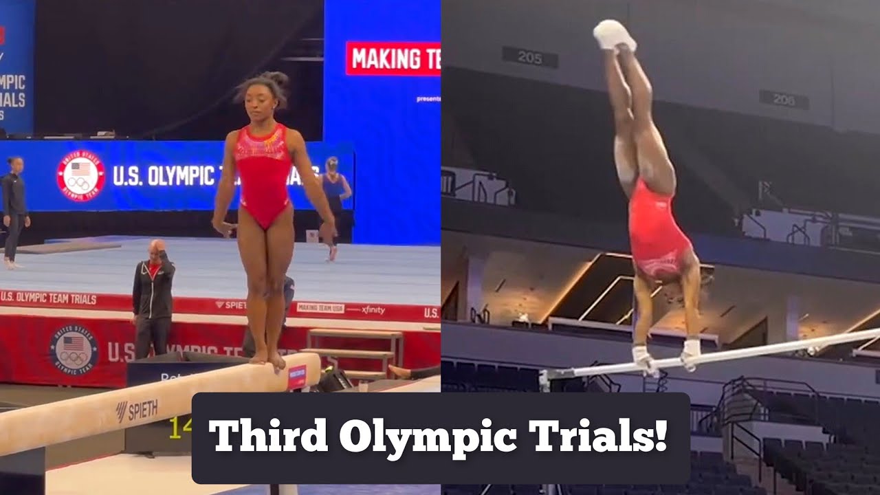 Simone Biles training for her Third Olympic Trials 🔥- June 26th In ...